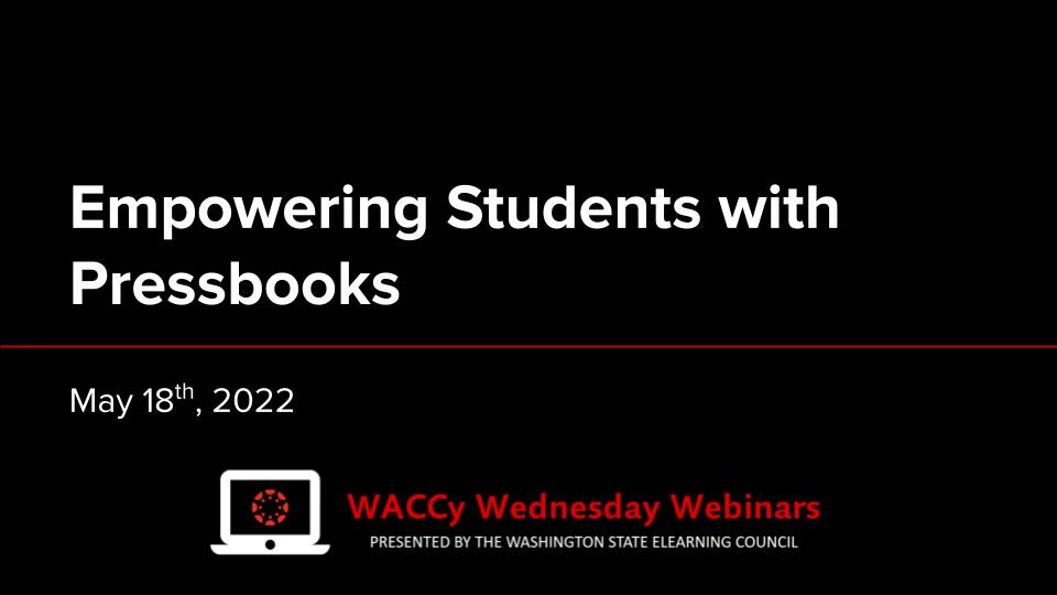 2022 WACCy Wednesday Webinars – WACC